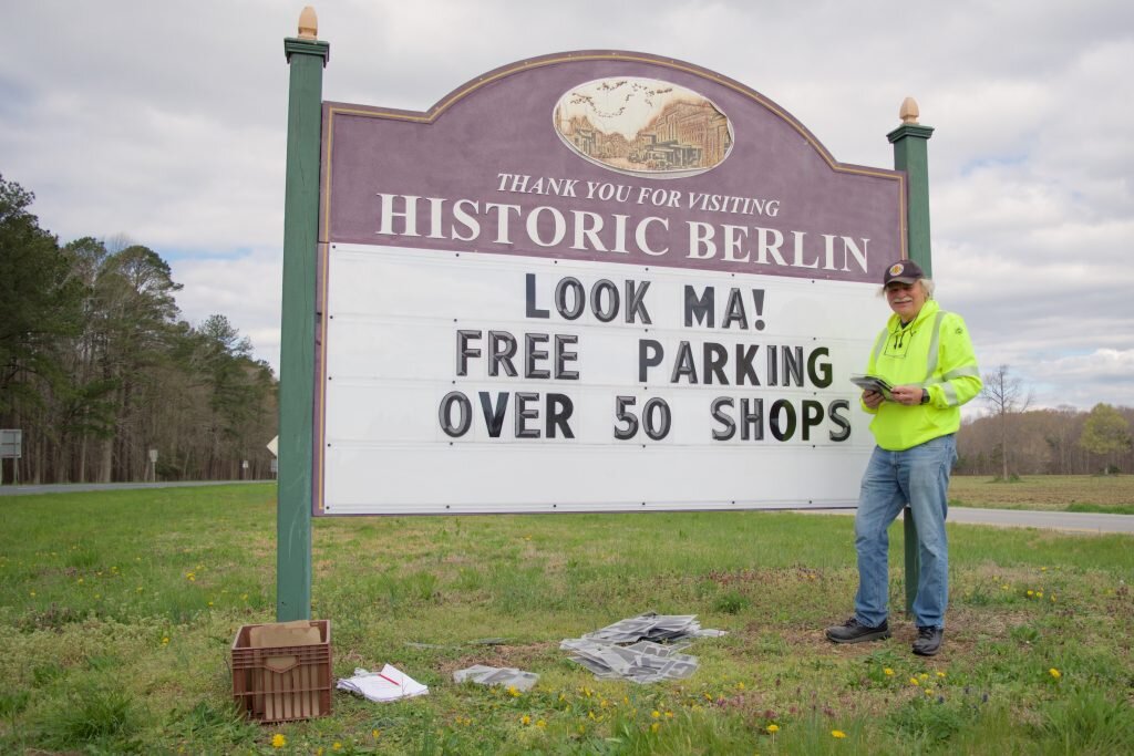Light-hearted signs point to downtown Berlin - Worcester County News ...