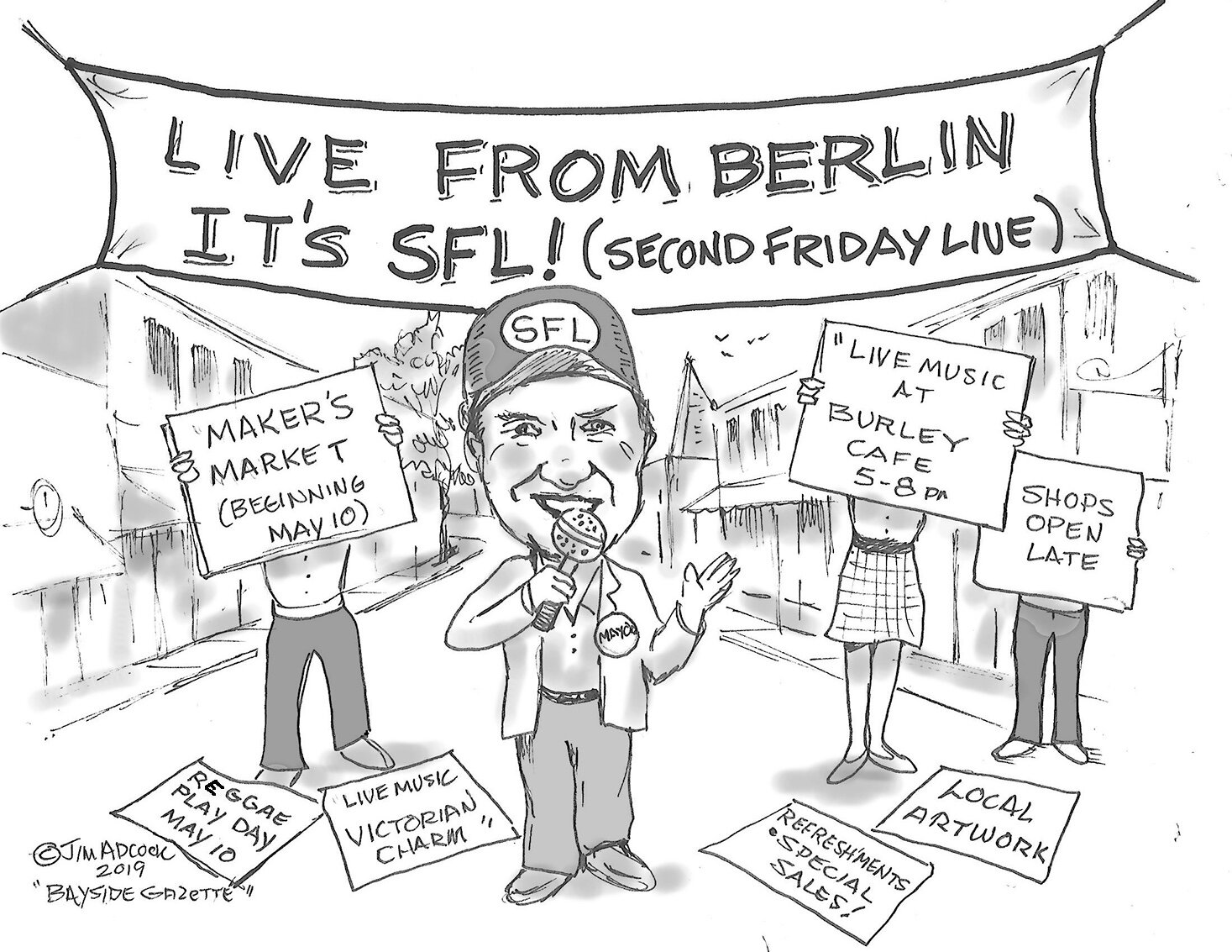 Editorial Cartoon: 2nd Friday - Worcester County News Bayside Gazette