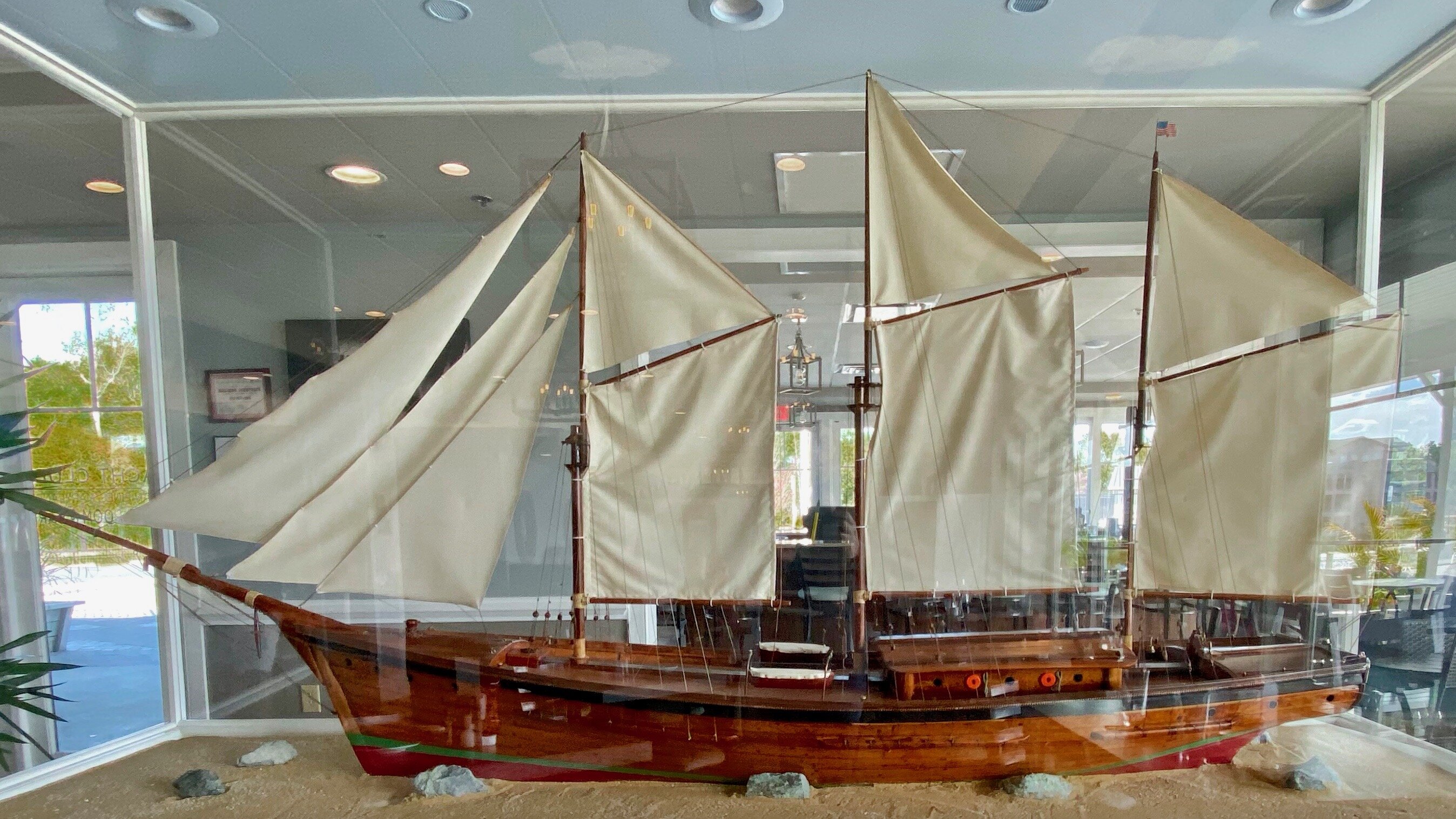 Model ship takes windy path back to yacht club - Worcester County News ...