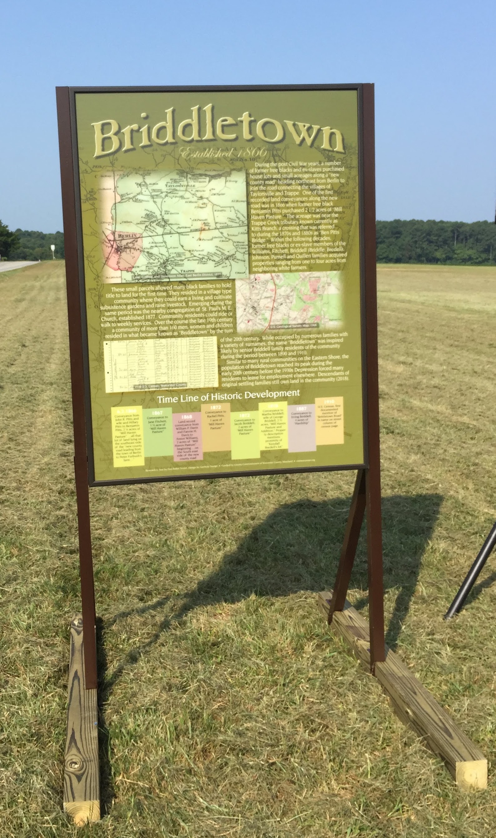 Briddell honored relatives in Briddletown - Worcester County News ...