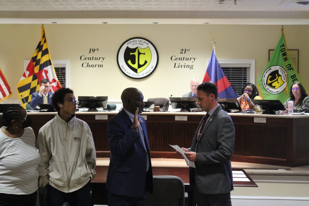 Green, Knerr, Burrell sworn in - Worcester County News Bayside Gazette