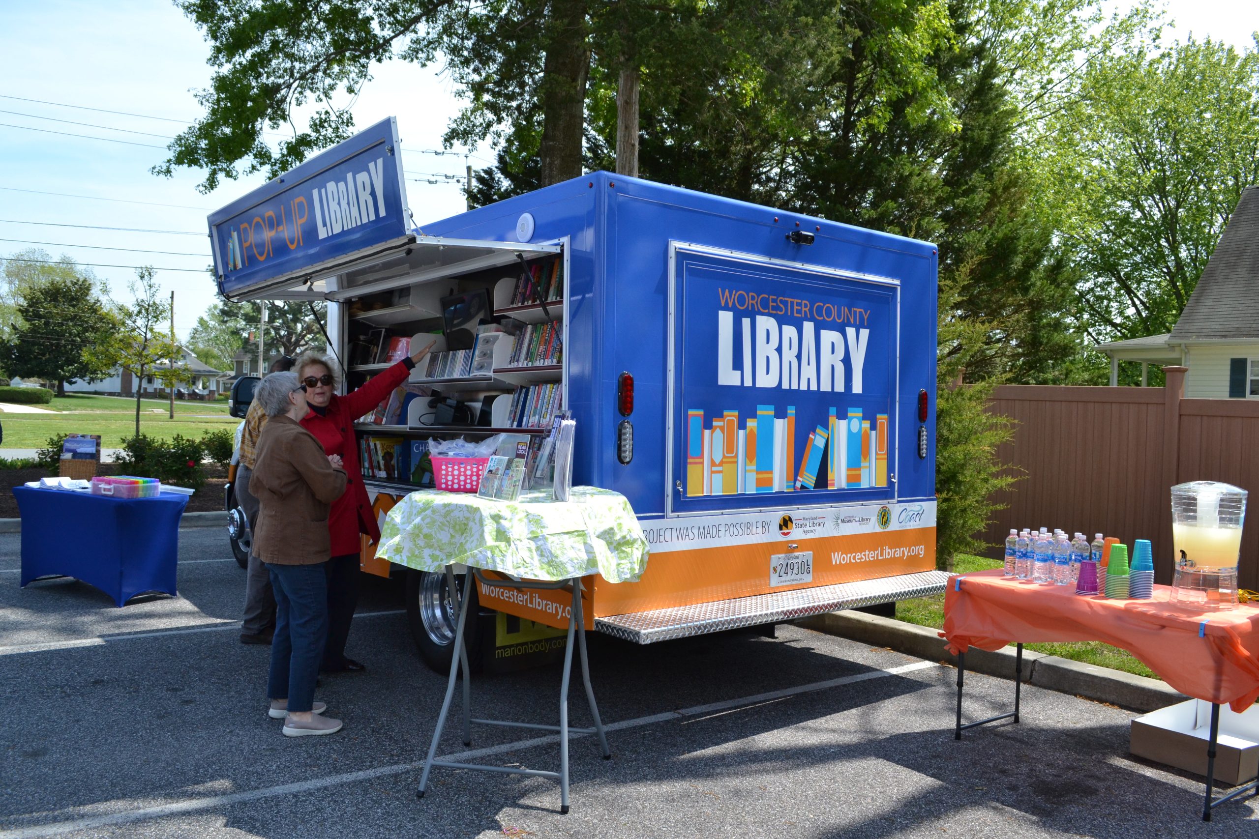 Worcester County Library unveils new book mobile at Berlin branch ...